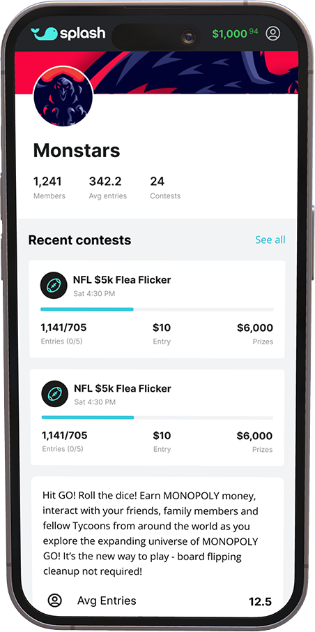 Splash Sports - Skill-Based Contests for Real Money