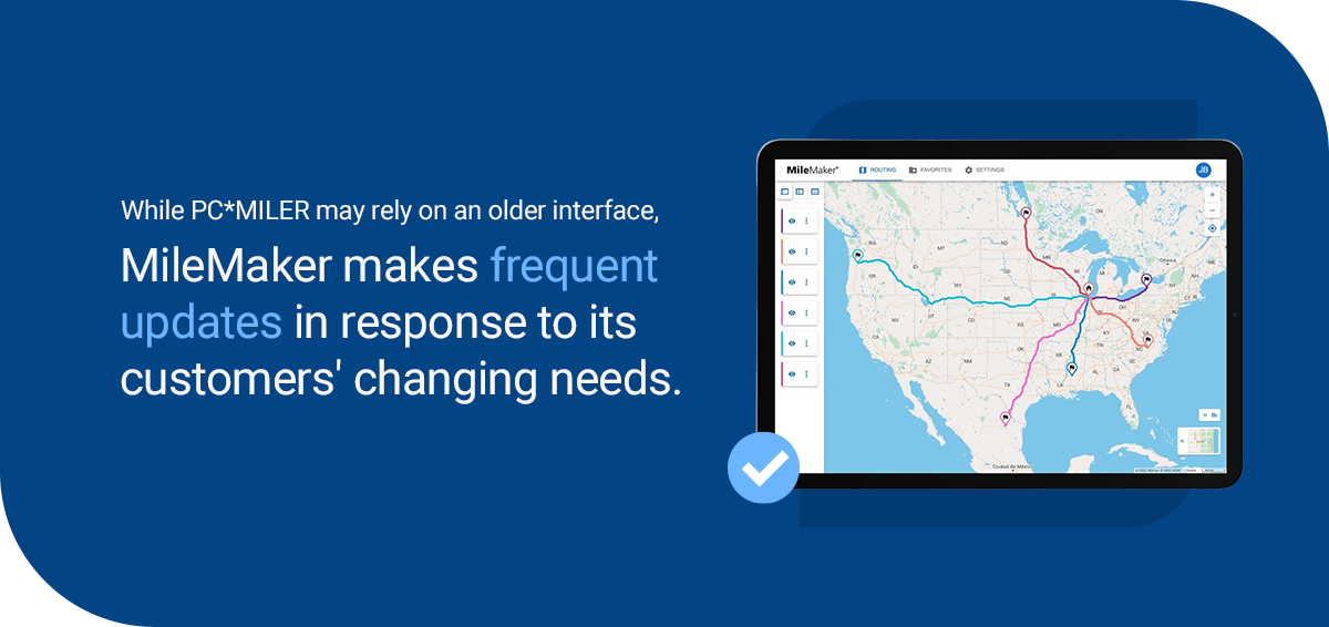 PC*MILER vs. MileMaker: What are the differences? | MileMaker Blog