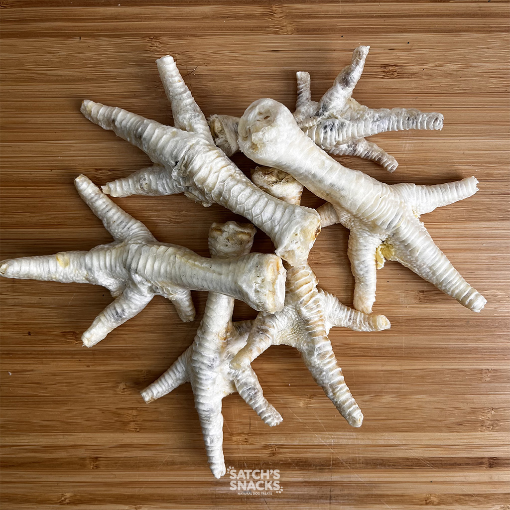 Puffed Chicken Feet | Satch's Snacks Natural Dog Treats