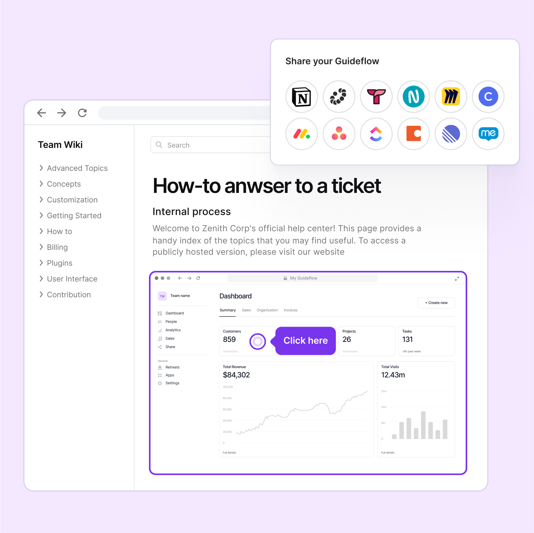 Guideflow - Training And Onboarding | Software Demos