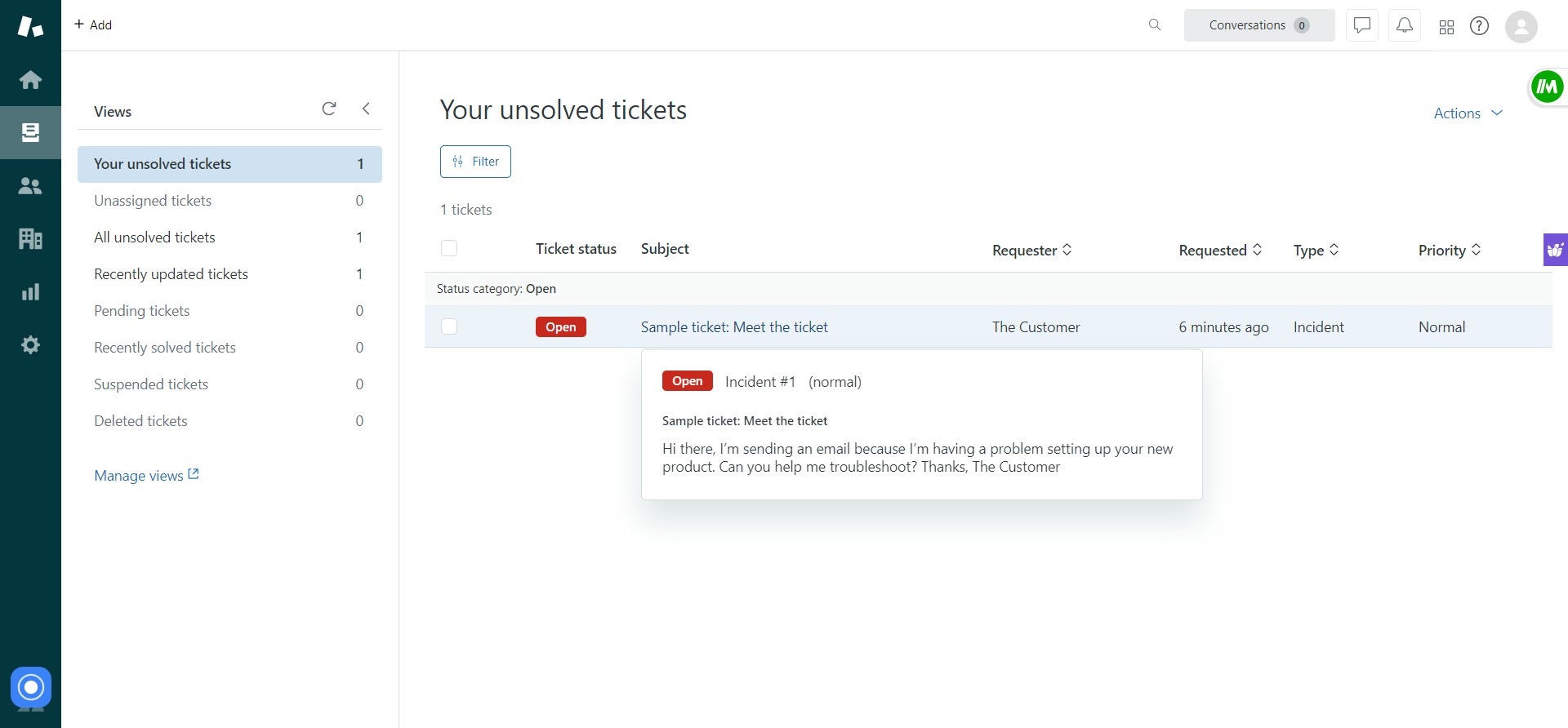 How to Edit a support ticket? - Zendesk's Guideflow
