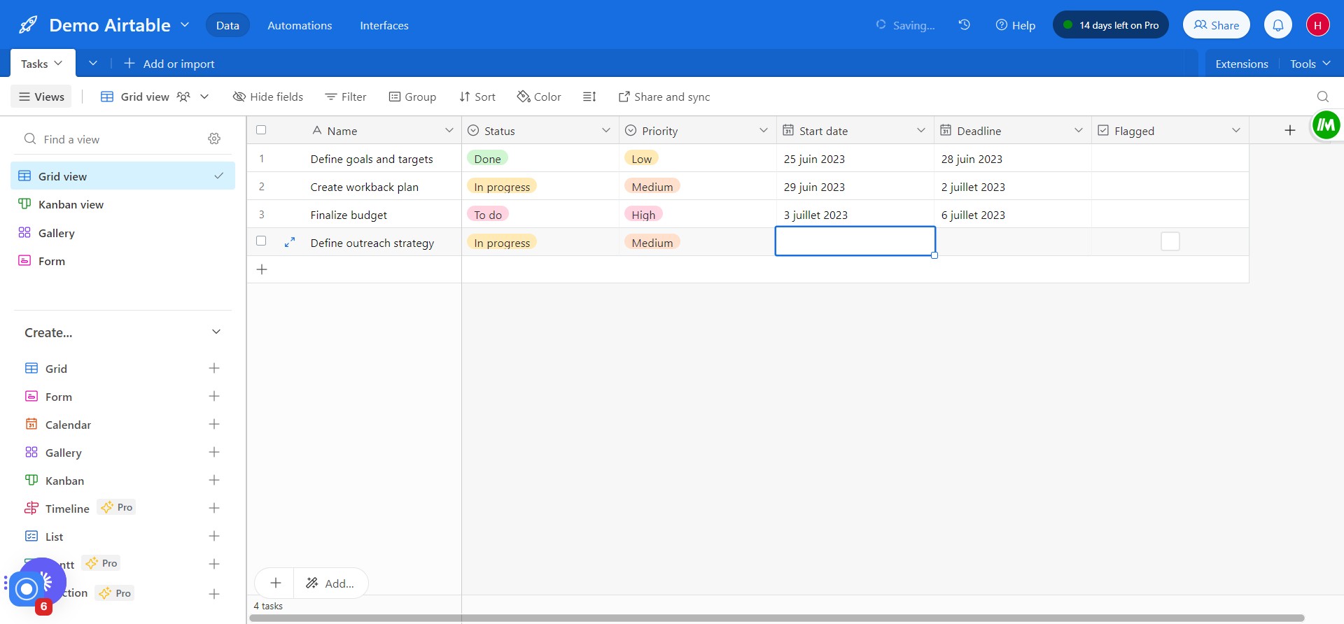 How to create and edit a raw? - Airtable's Guideflow