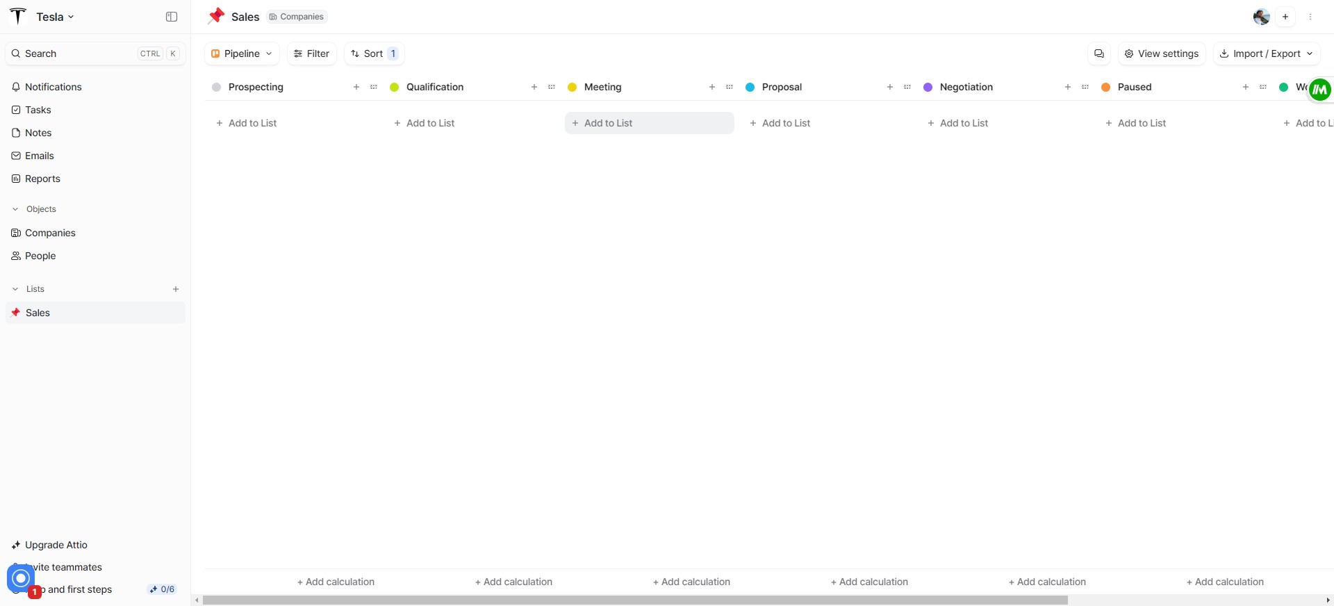 How to add a new lead? - Attio 's Guideflow