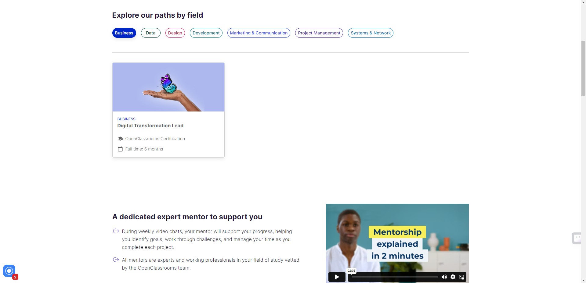 How to enroll in a program? - OpenClassrooms's Guideflow