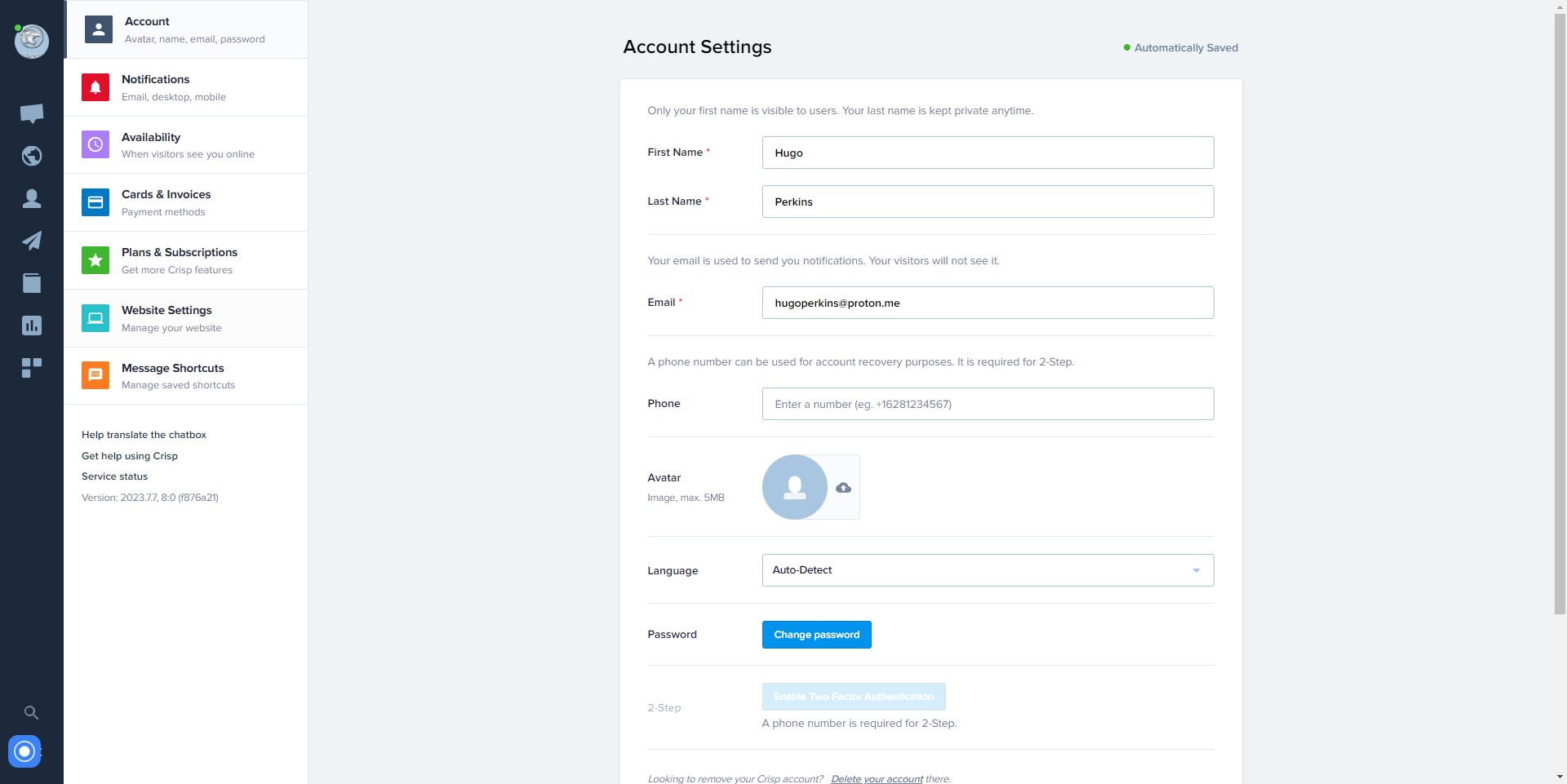 How to create a website? - Crisp's Guideflow