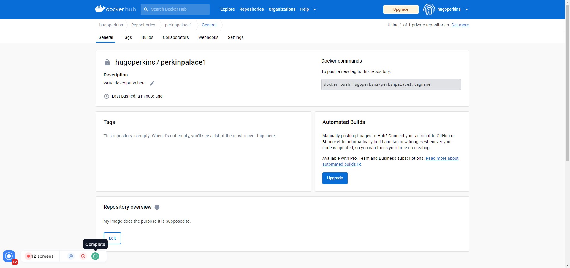 How to create a repository? - Docker's Guideflow