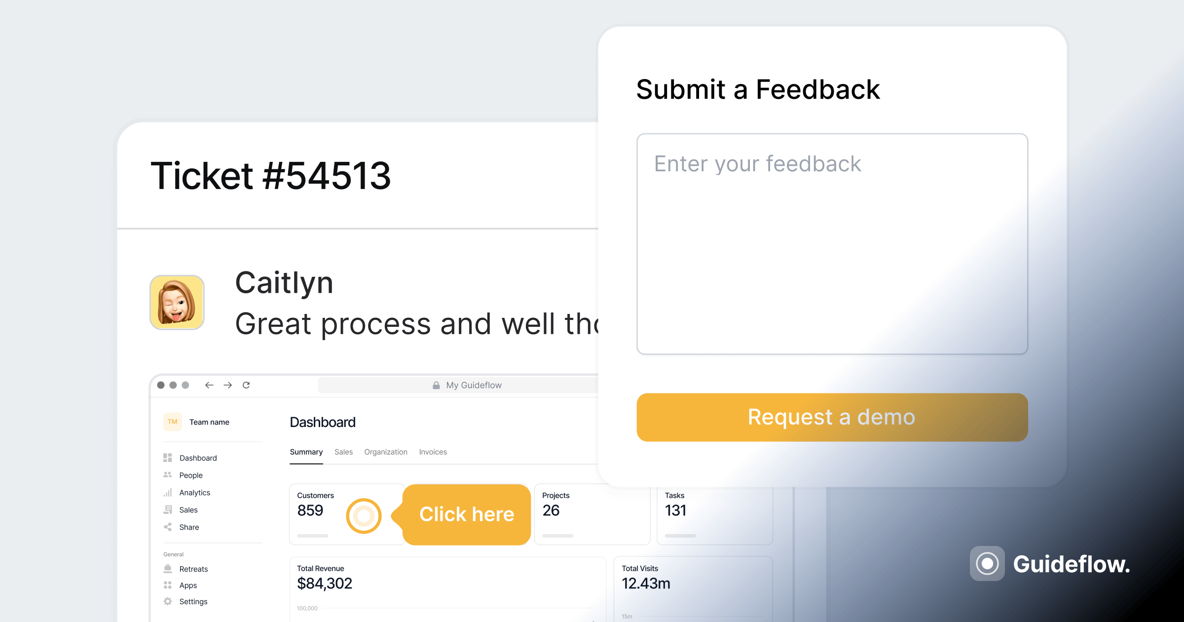 Collect users' feedback with interactive demos to boost the user ...