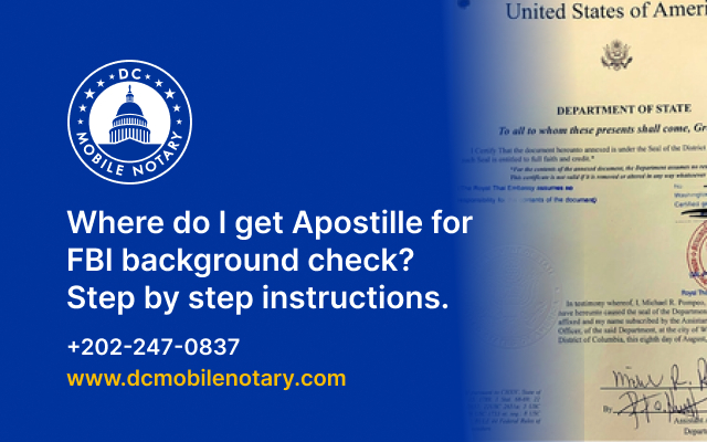 Where do I get Apostille for FBI background check? Step by step ...