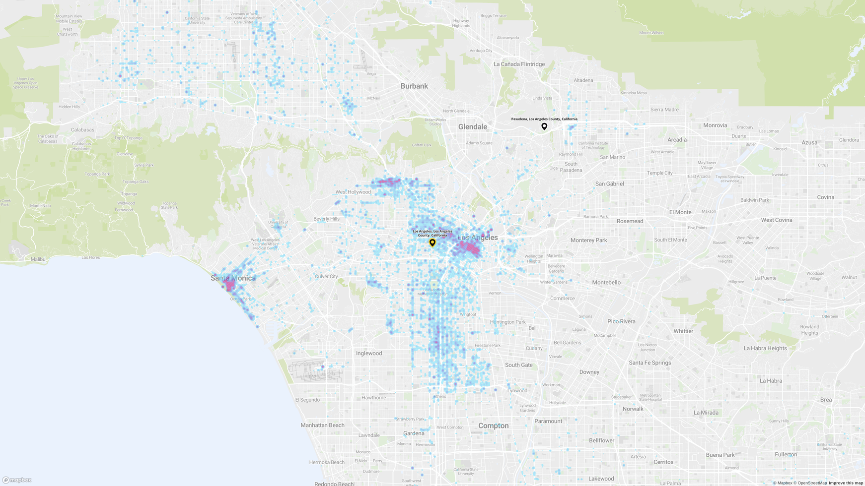 Protest Events in Los Angeles | Base Operations