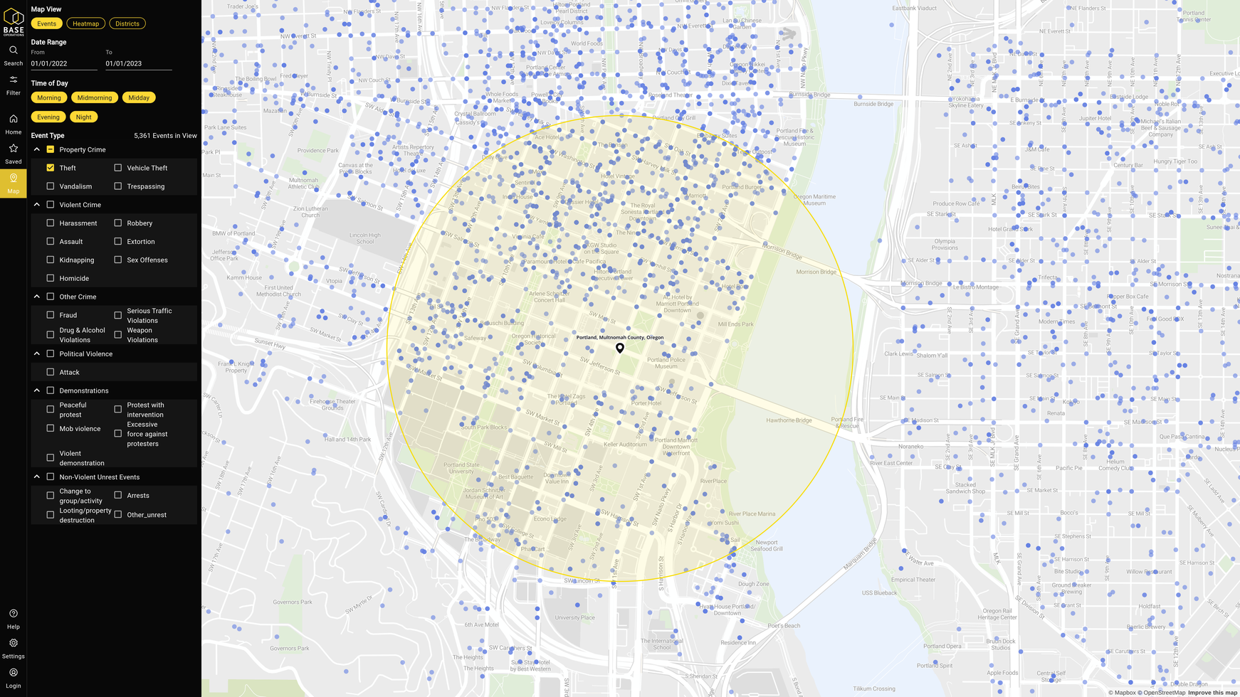 Crime in Portland | Base Operations