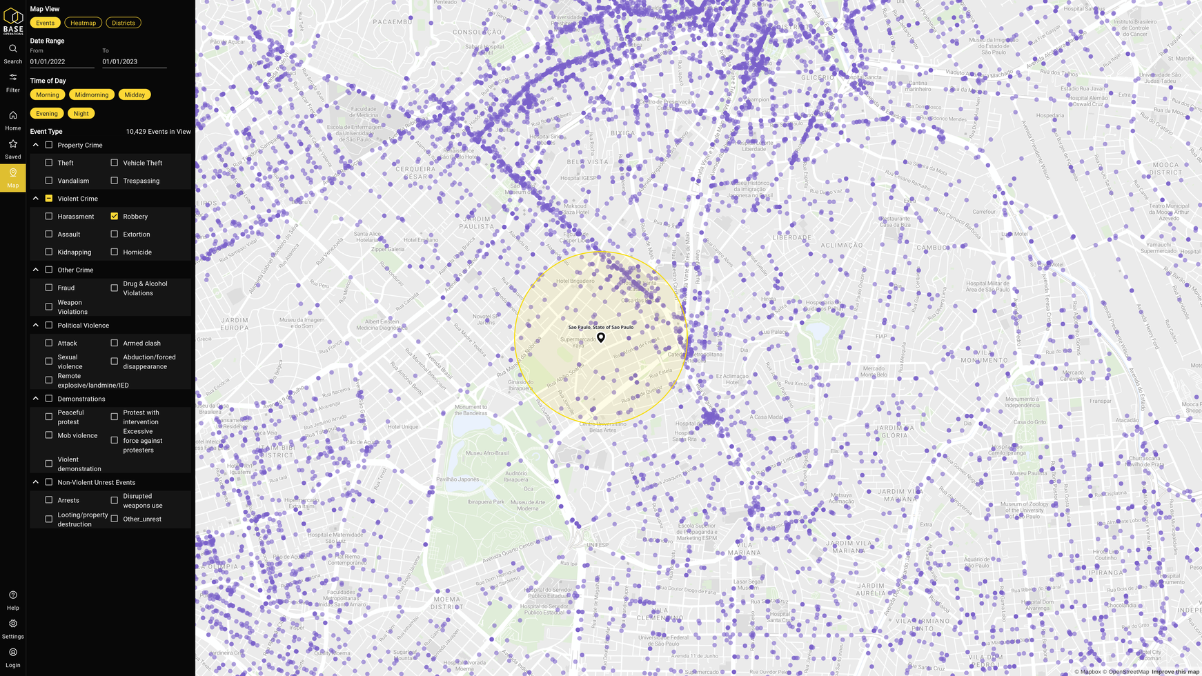 Crime in Sao Paulo | Base Operations