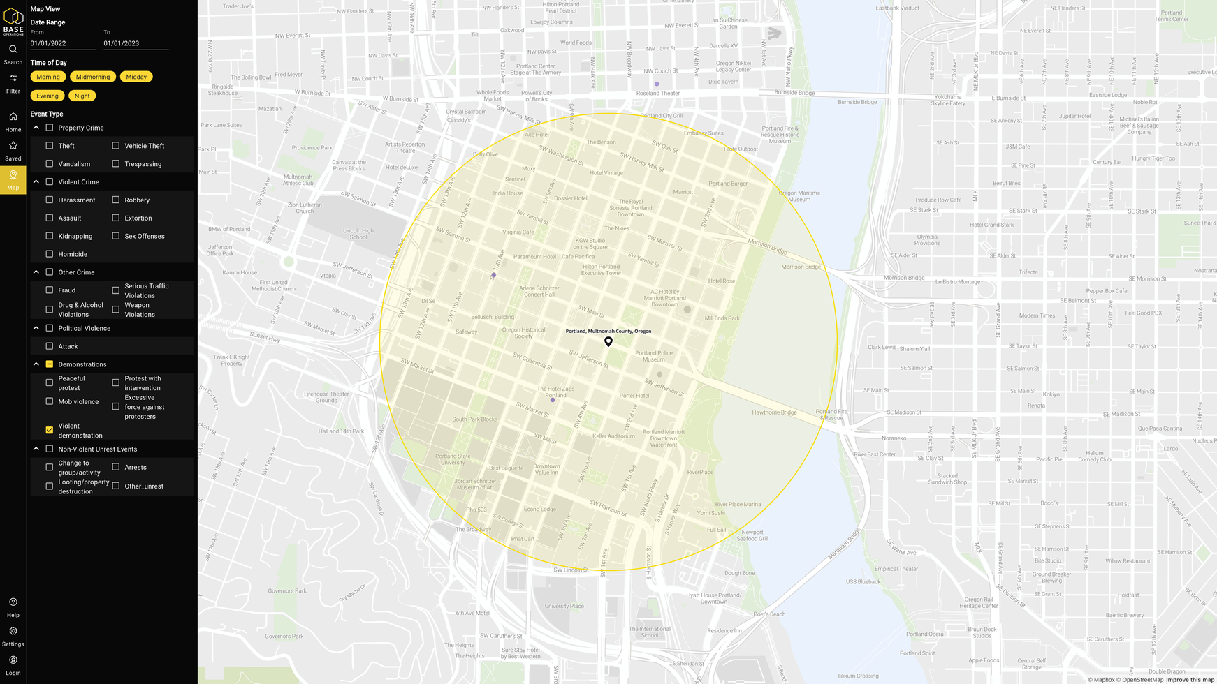 Crime in Portland | Base Operations