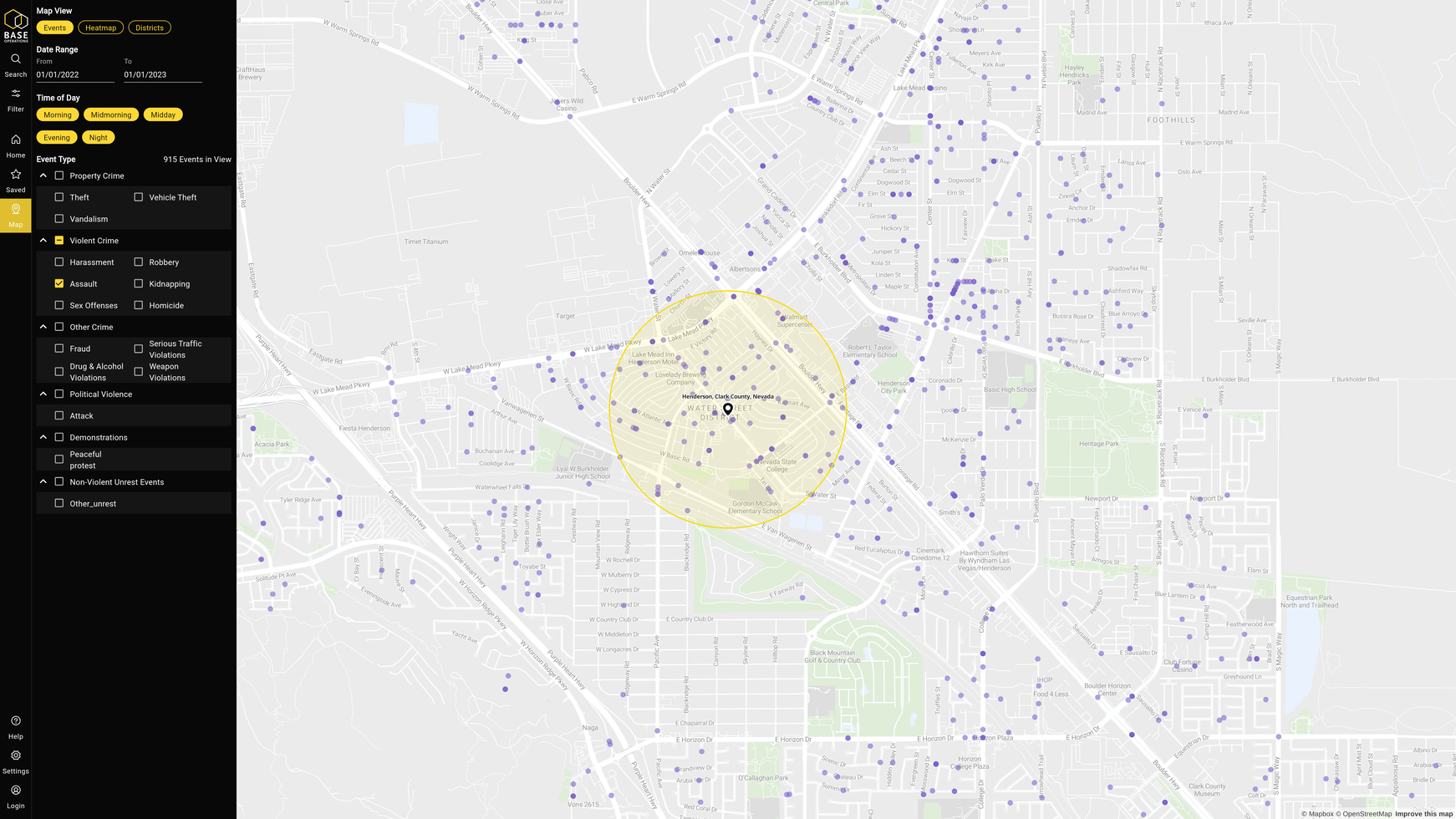 Assault in Henderson | Base Operations