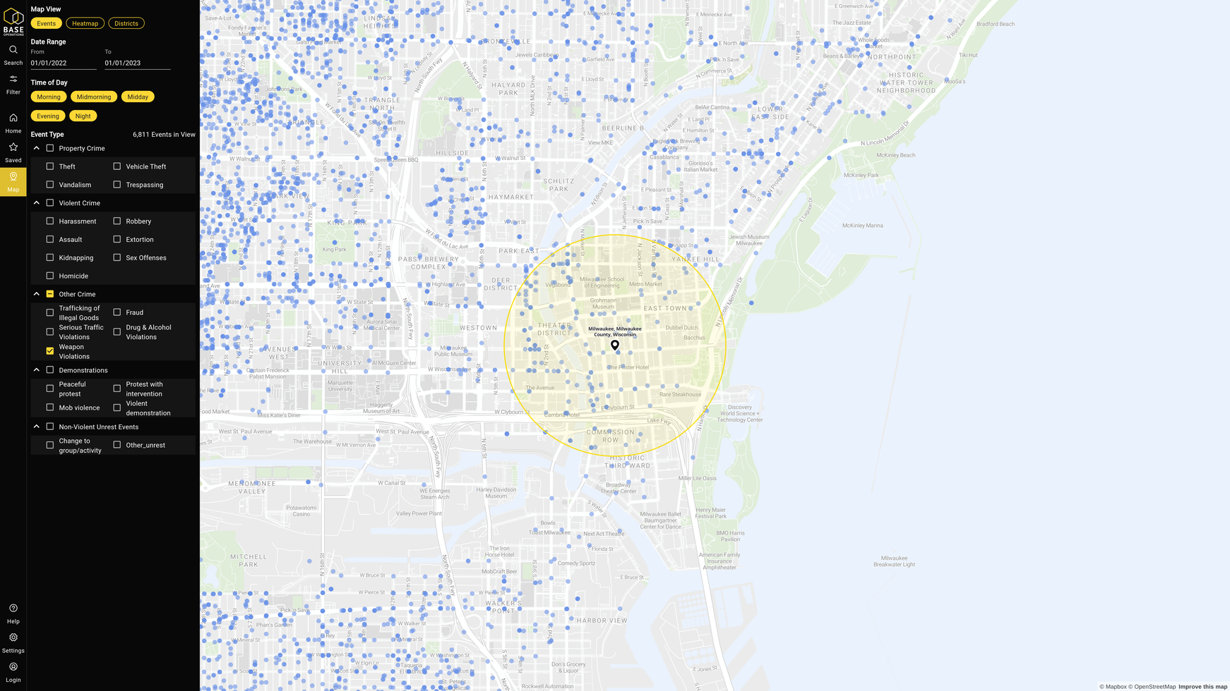Weapons Violations in Milwaukee | Base Operations