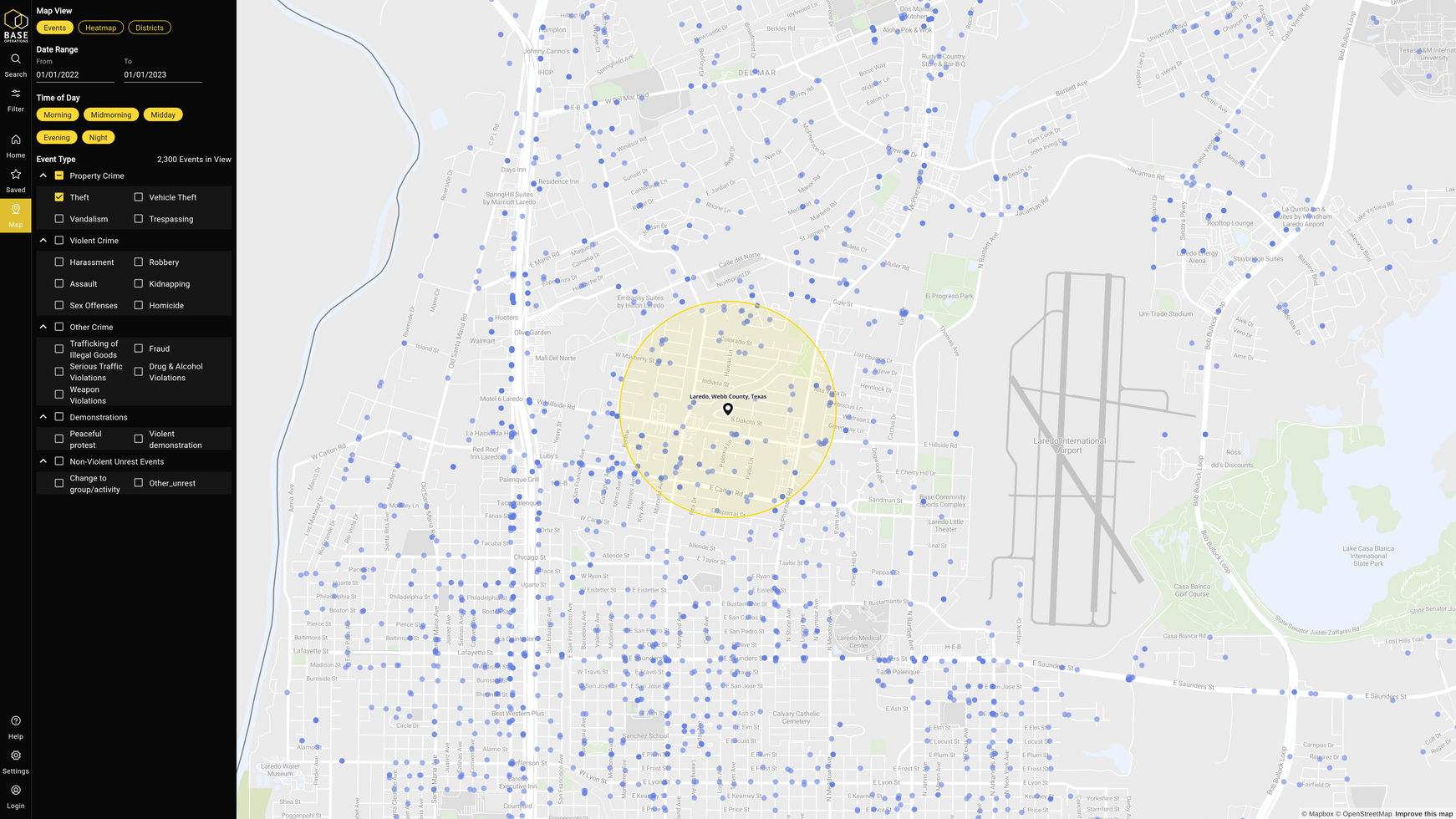 Crime in Laredo | Base Operations