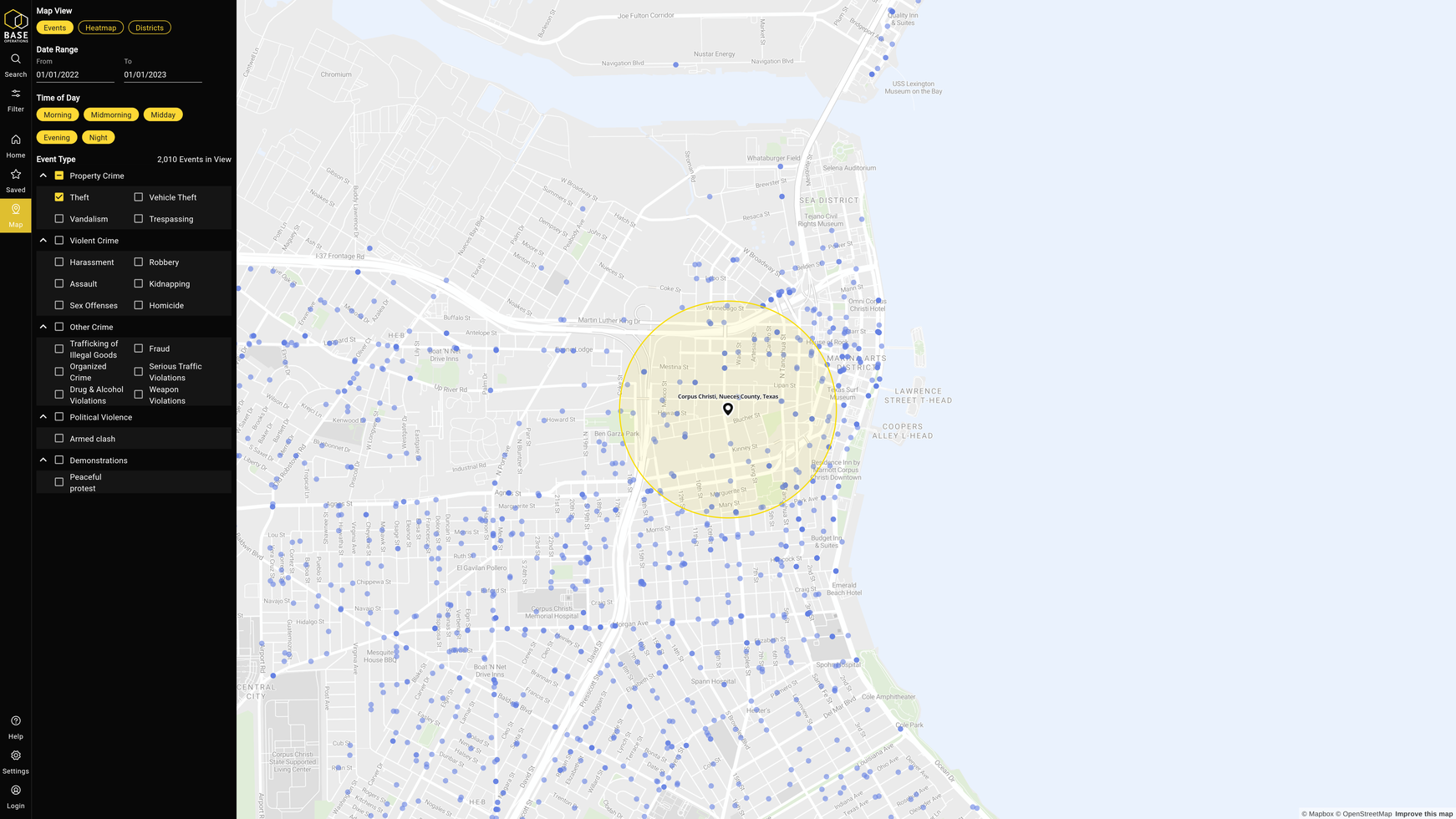 Crime in Corpus Christi Texas | Base Operations