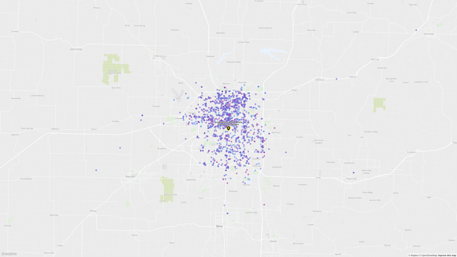 Crime in Springfield Missouri | Base Operations