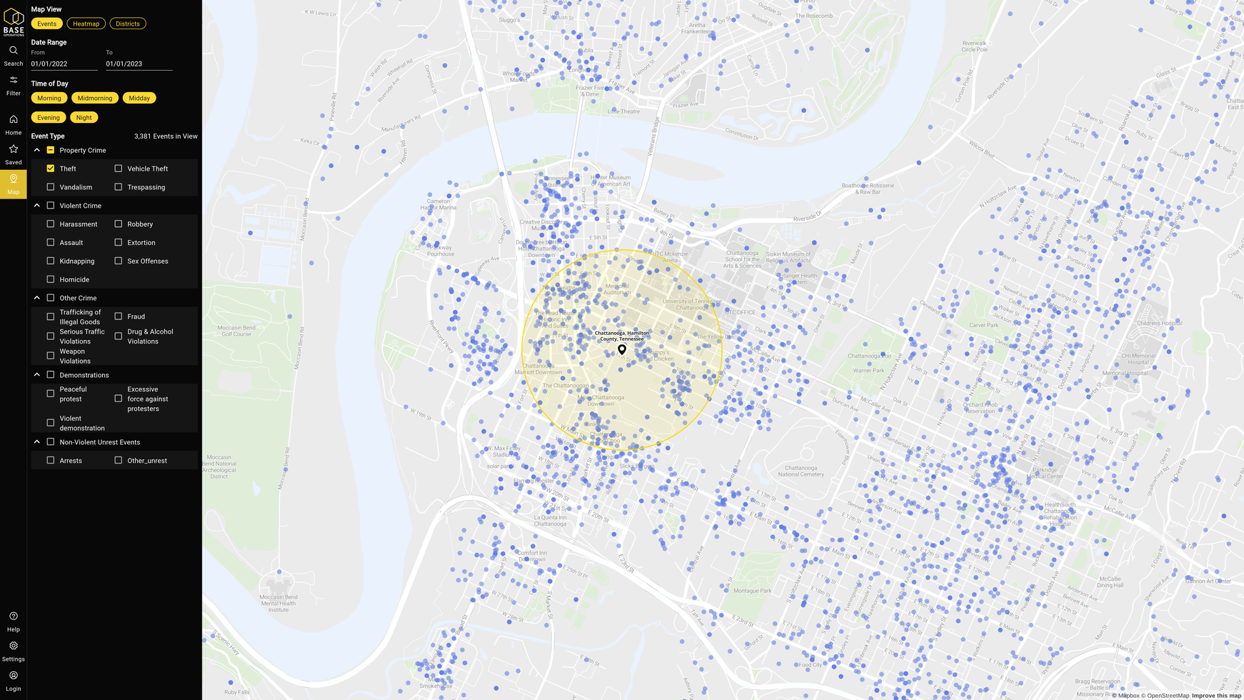 Theft in Chattanooga Tennessee | Base Operations