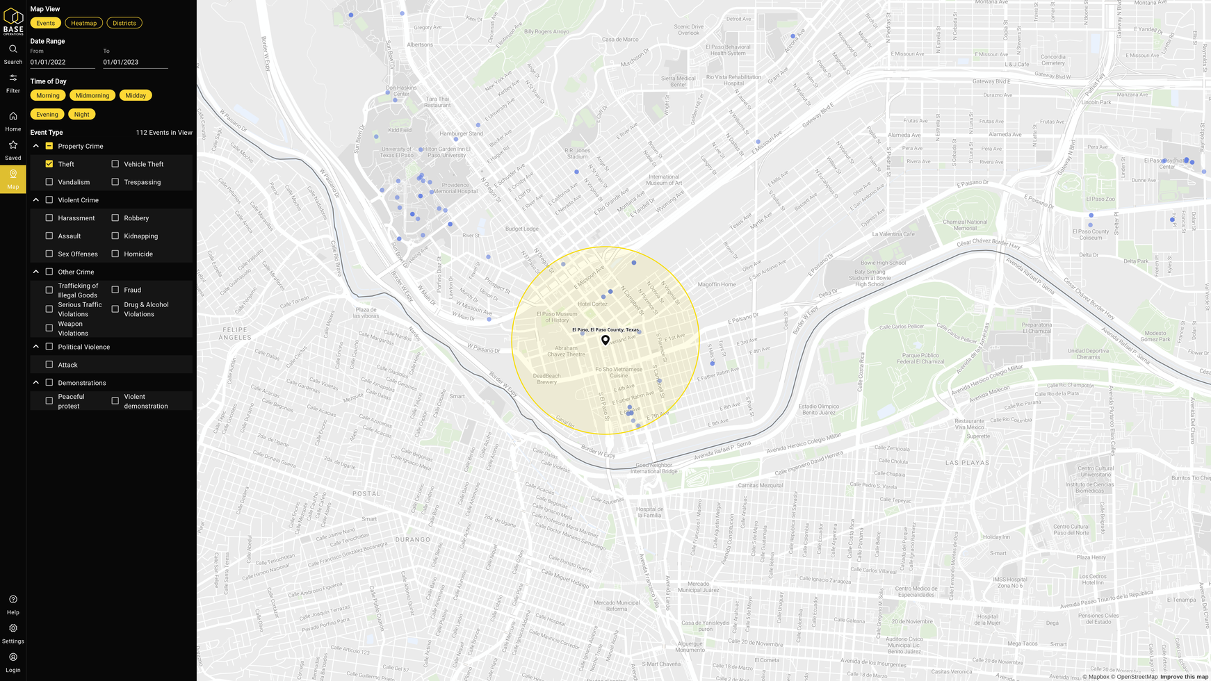 Crime in El Paso Texas | Base Operations