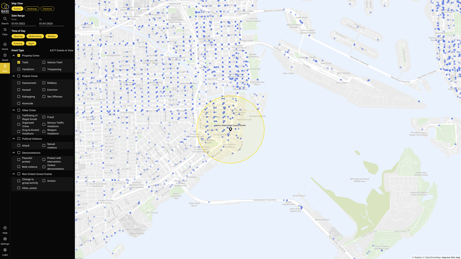 Crime in Miami Florida | Base Operations