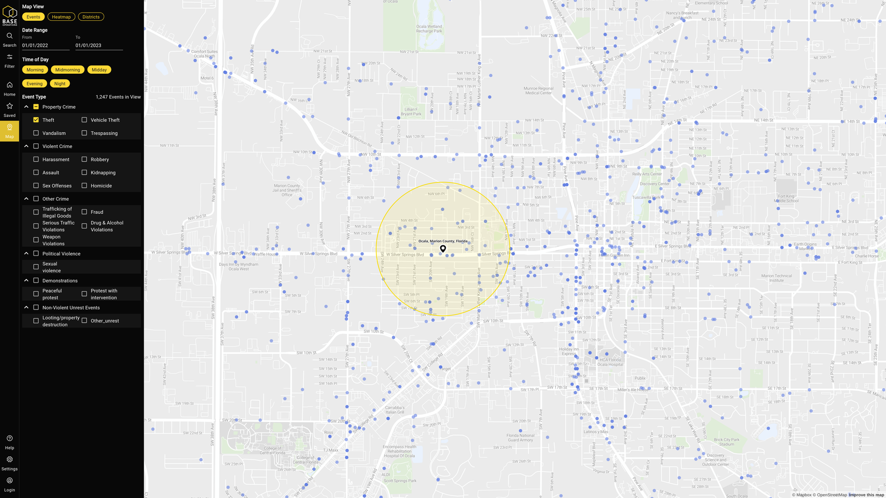 Crime in Ocala Florida | Base Operations