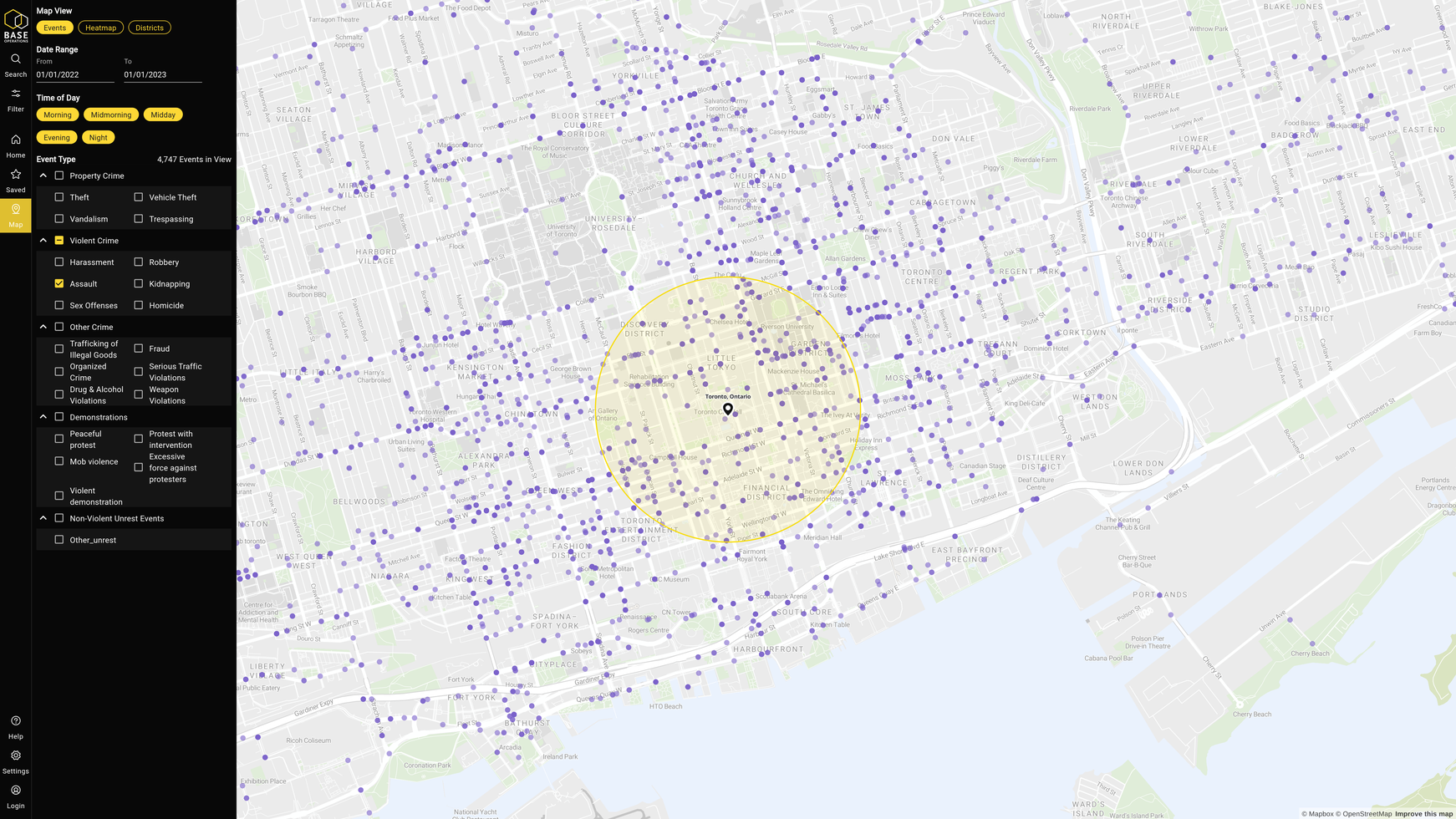 Assault in Toronto Canada | Base Operations