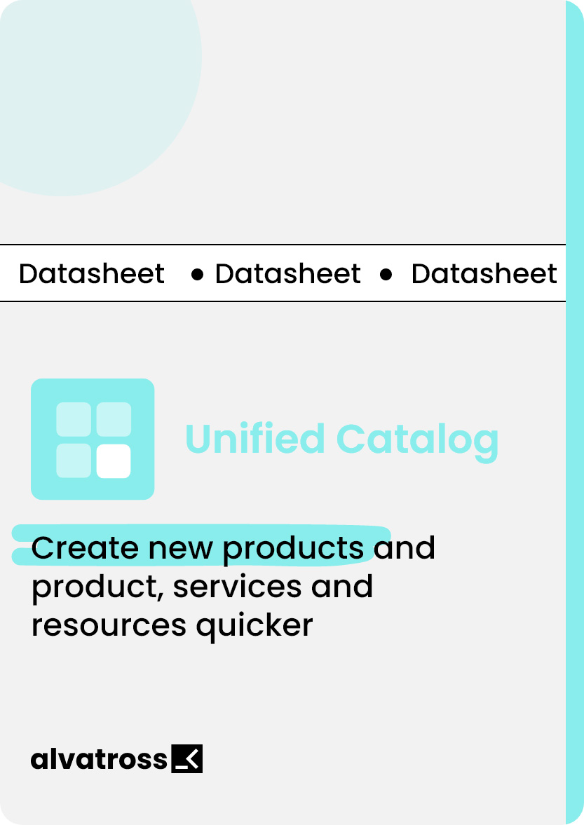 Unified Catalog Datasheet - Alvatross.io