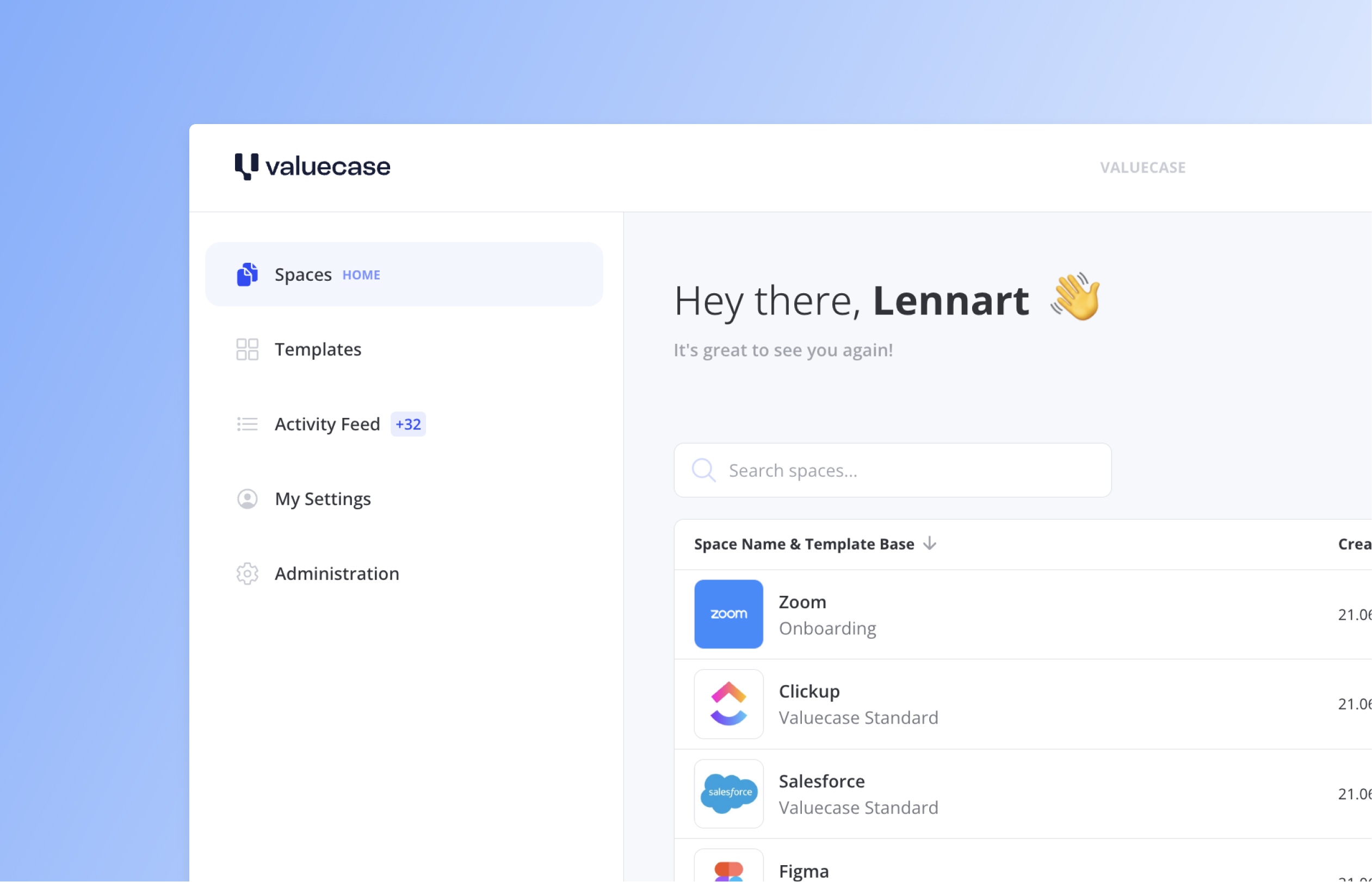 Introducing the new Valuecase dashboard