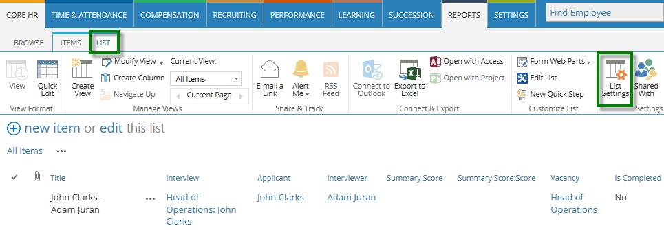 How to design interview form template