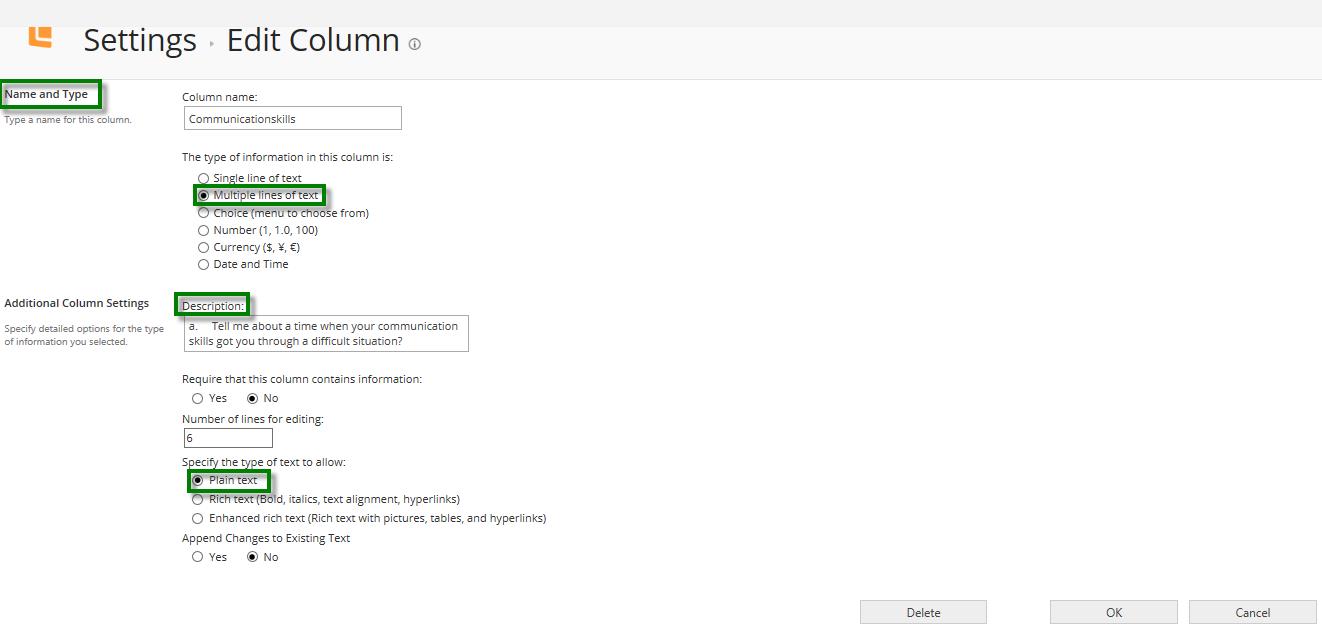 How to design interview form template