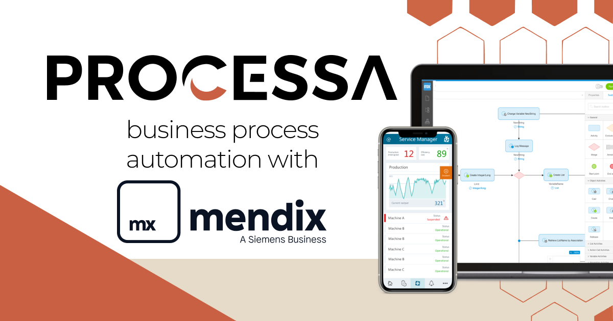 PROCESSA | Business process automation with Siemens Mendix low-code