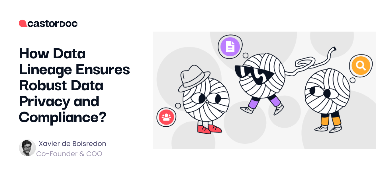 How Data Lineage Ensures Robust Data Privacy & Compliance? - CastorDoc Blog