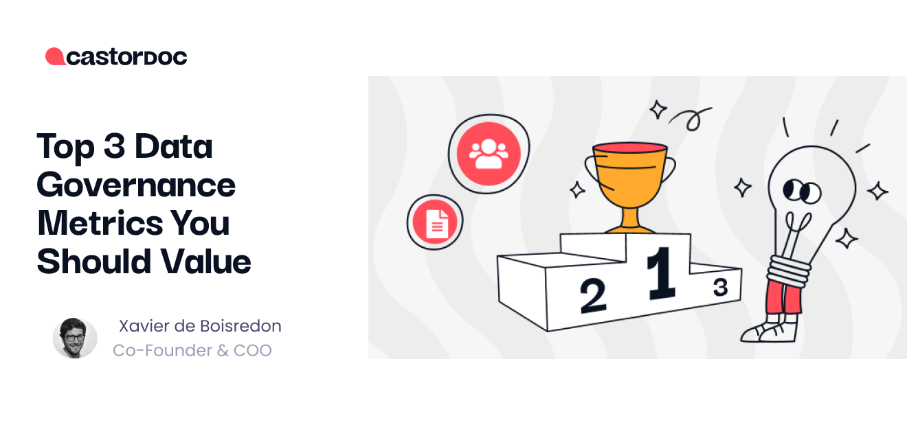 Top 3 Data Governance Metrics You Should Value - CastorDoc Blog