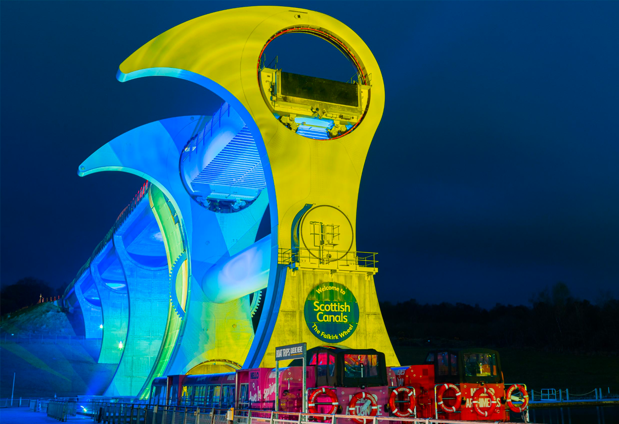 Lighting Installation for The Falkirk Wheel | Architectural | Adlib
