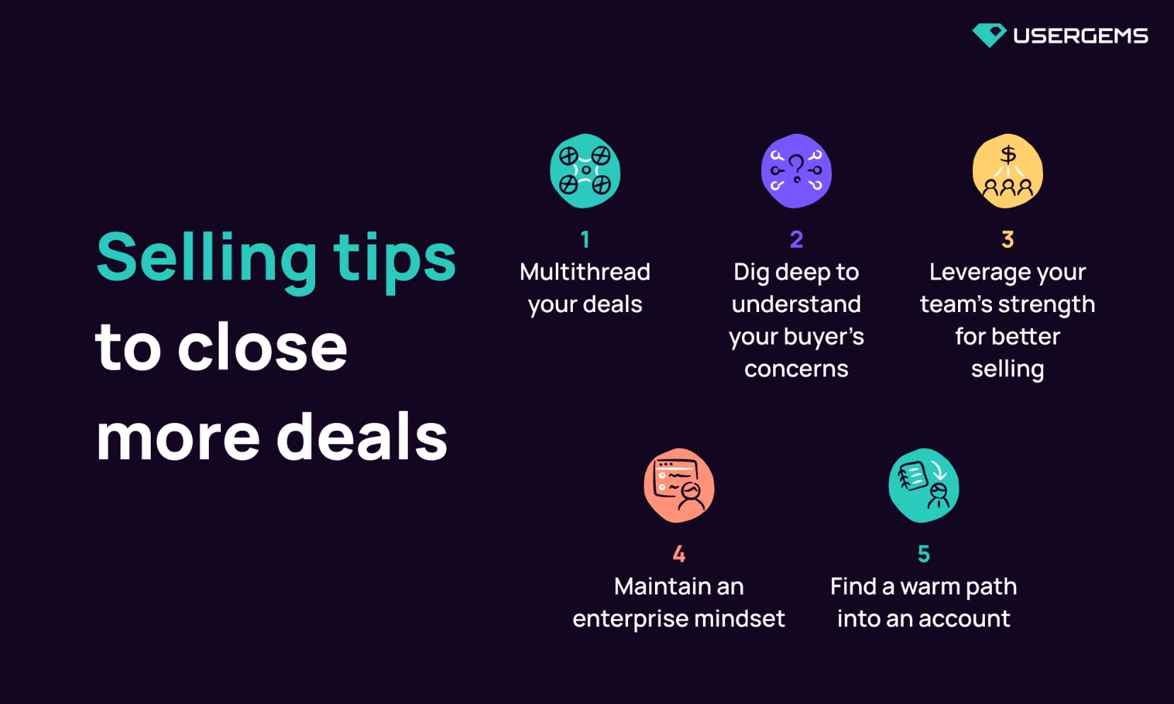 5 selling tips from a sales leader