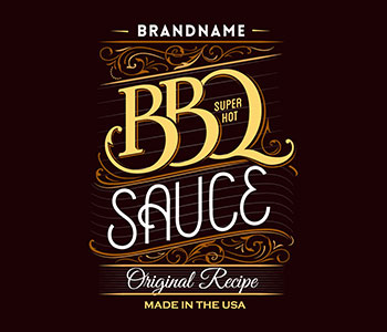 How to make your BBQ sauce labels hot