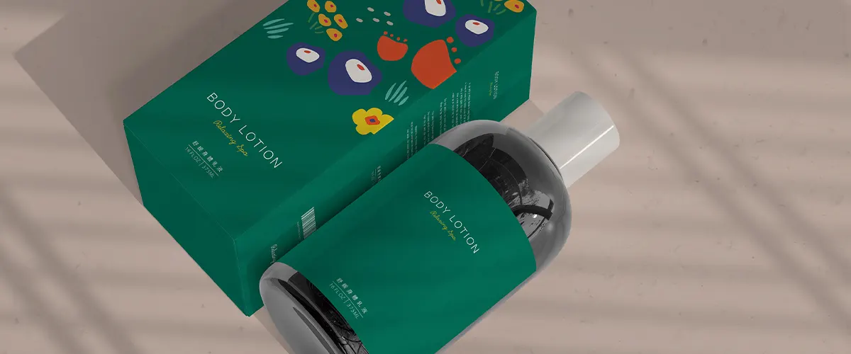 Customizable, Lightweight Straight Tuck Body Lotion Boxes