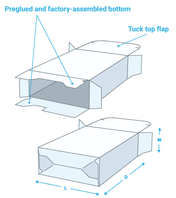 Folding Carton Styles - The Standard Box Types Explained