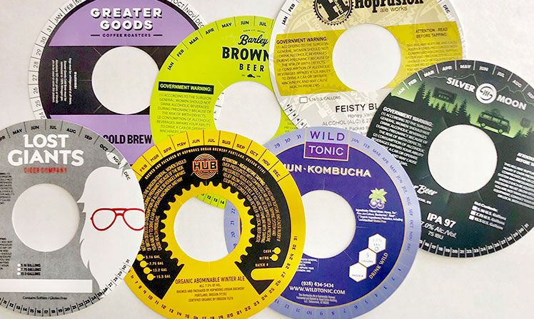 Keg Collars, Keg Wraps & Beer Bottle Labels