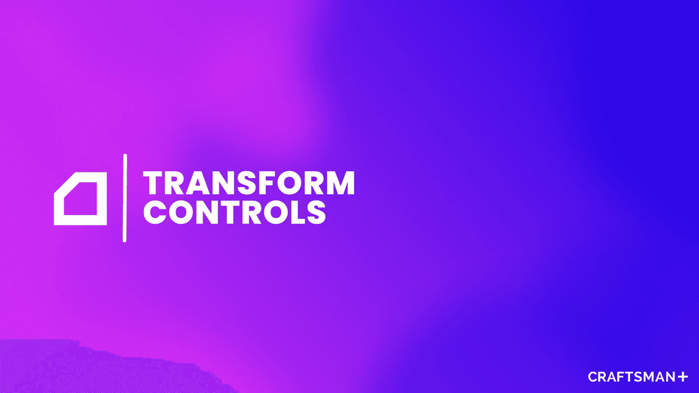 Using transform controls in CRAFTSMAN+ Canvas Using transform controls in CRAFTSMAN+ Canvas