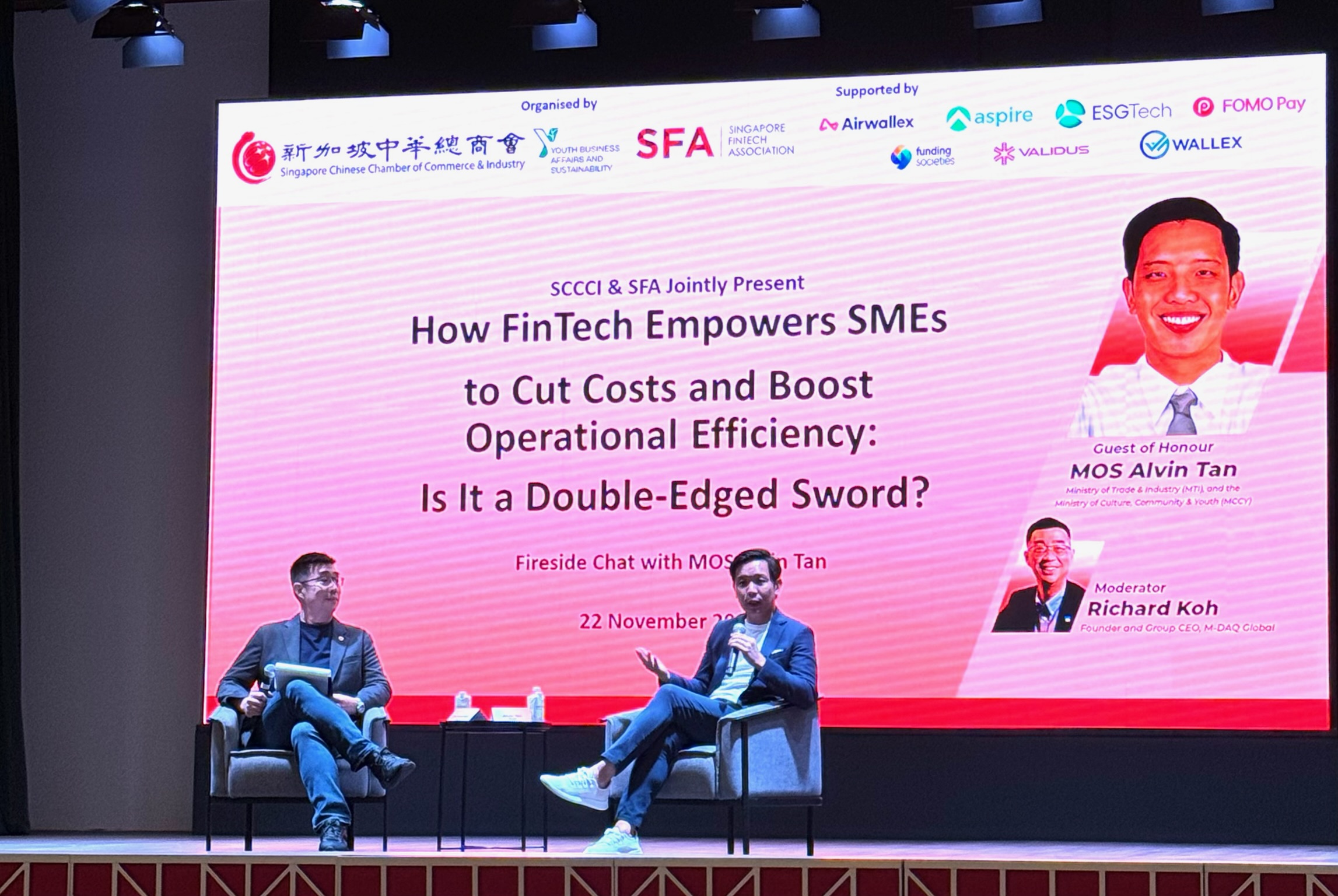 Fintech X SMEs: Fireside Chat with Minister of State Alvin Tan | M-DAQ