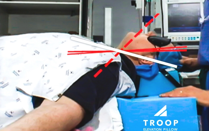 Troop Elevation Pillow for Ramped Position | BoneFoam