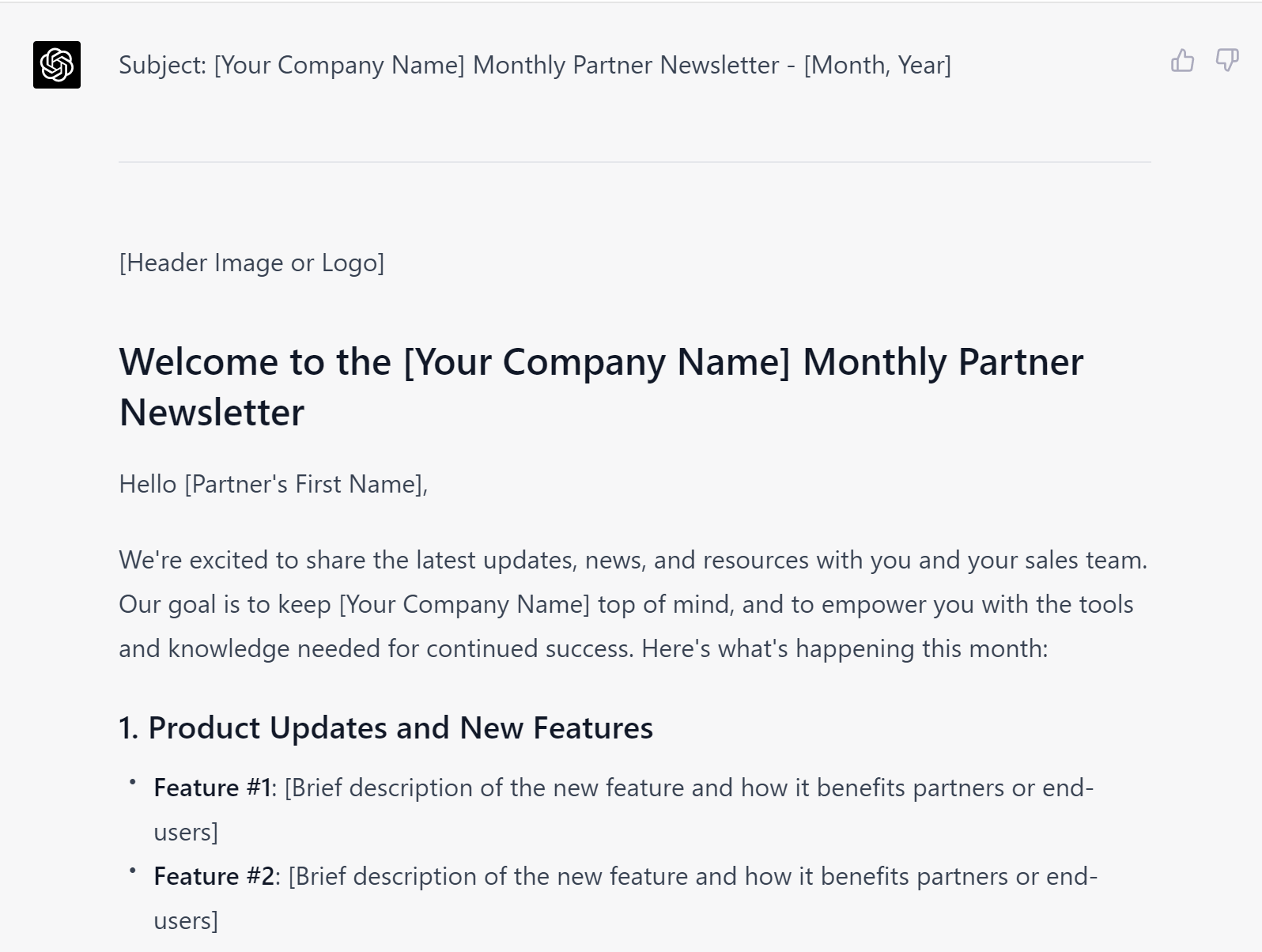 6 go-to ChatGPT prompts for partner managers