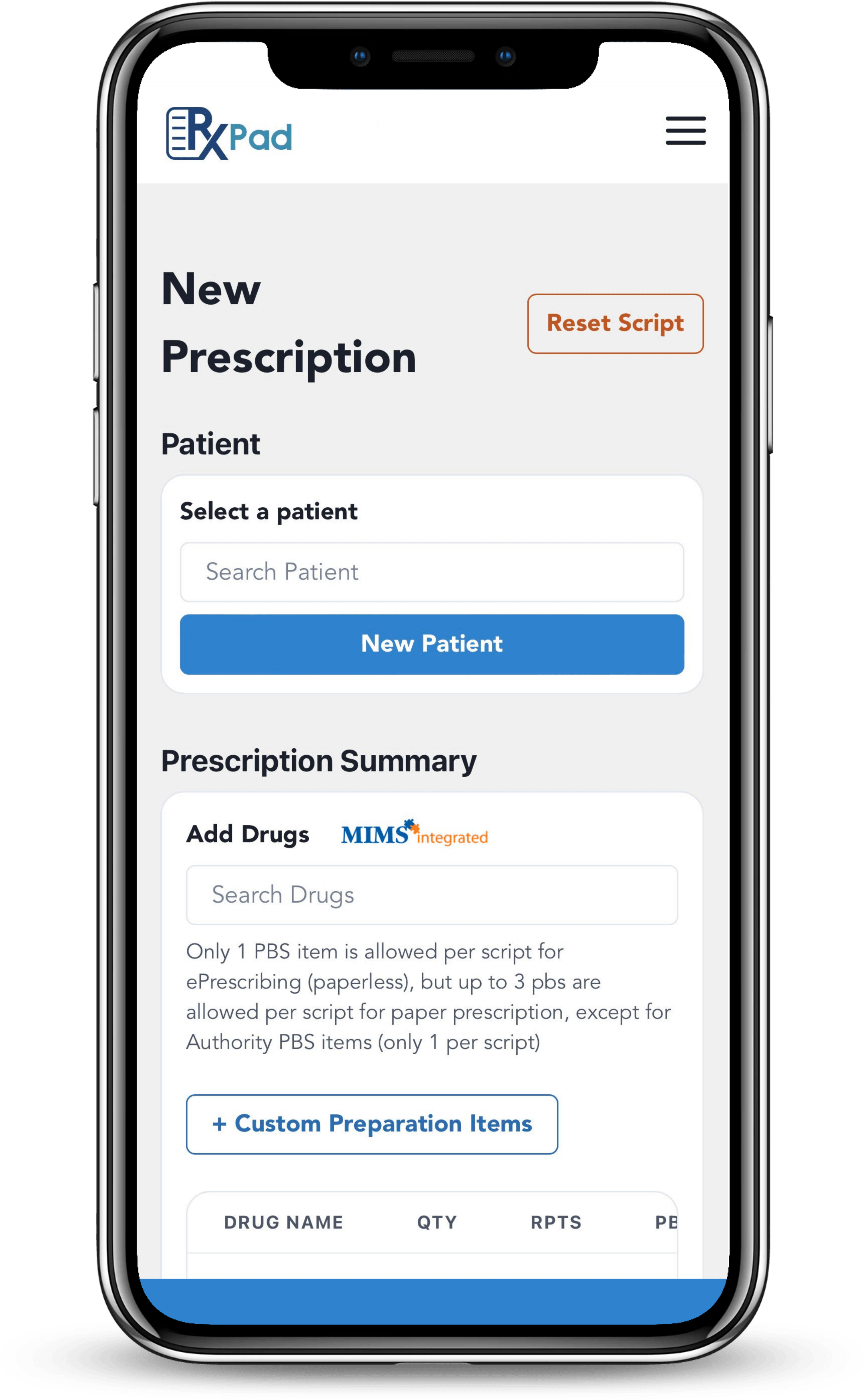 Telecare Professionals | RxPAD