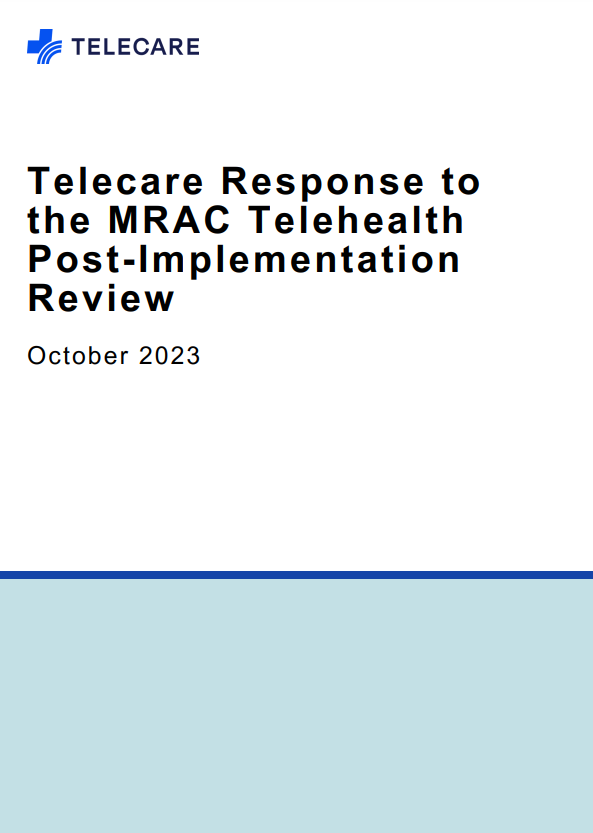 Telecare Response To Medicare Review Board's Proposed Changes