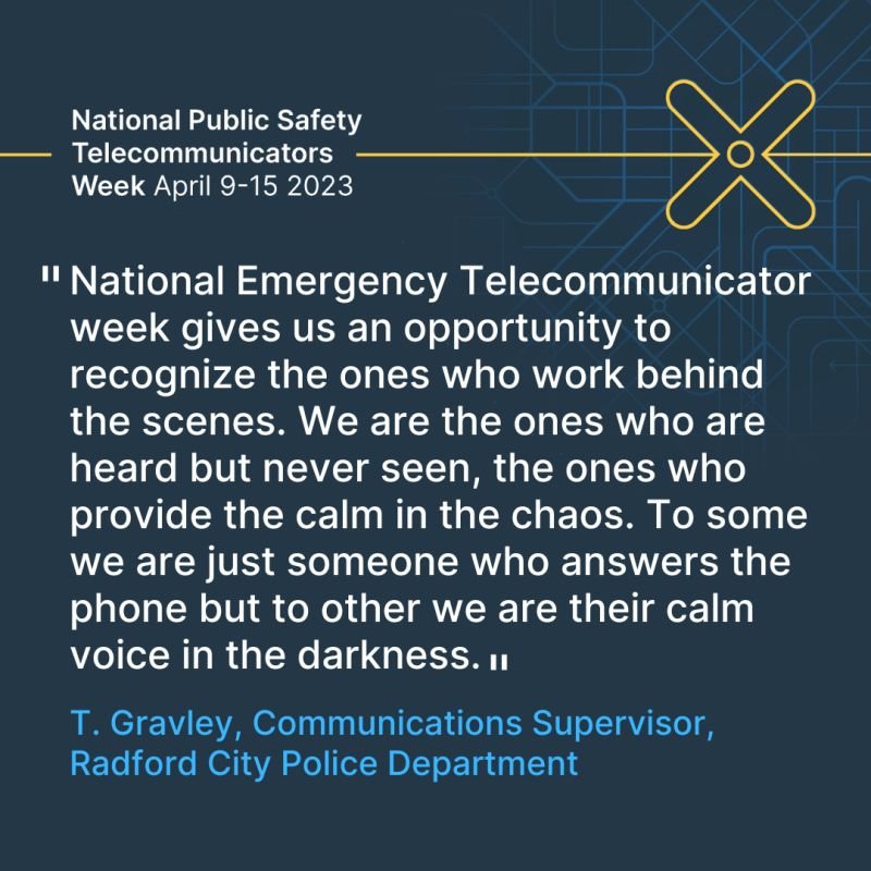 National Public Safety Telecommunicators Week 2023