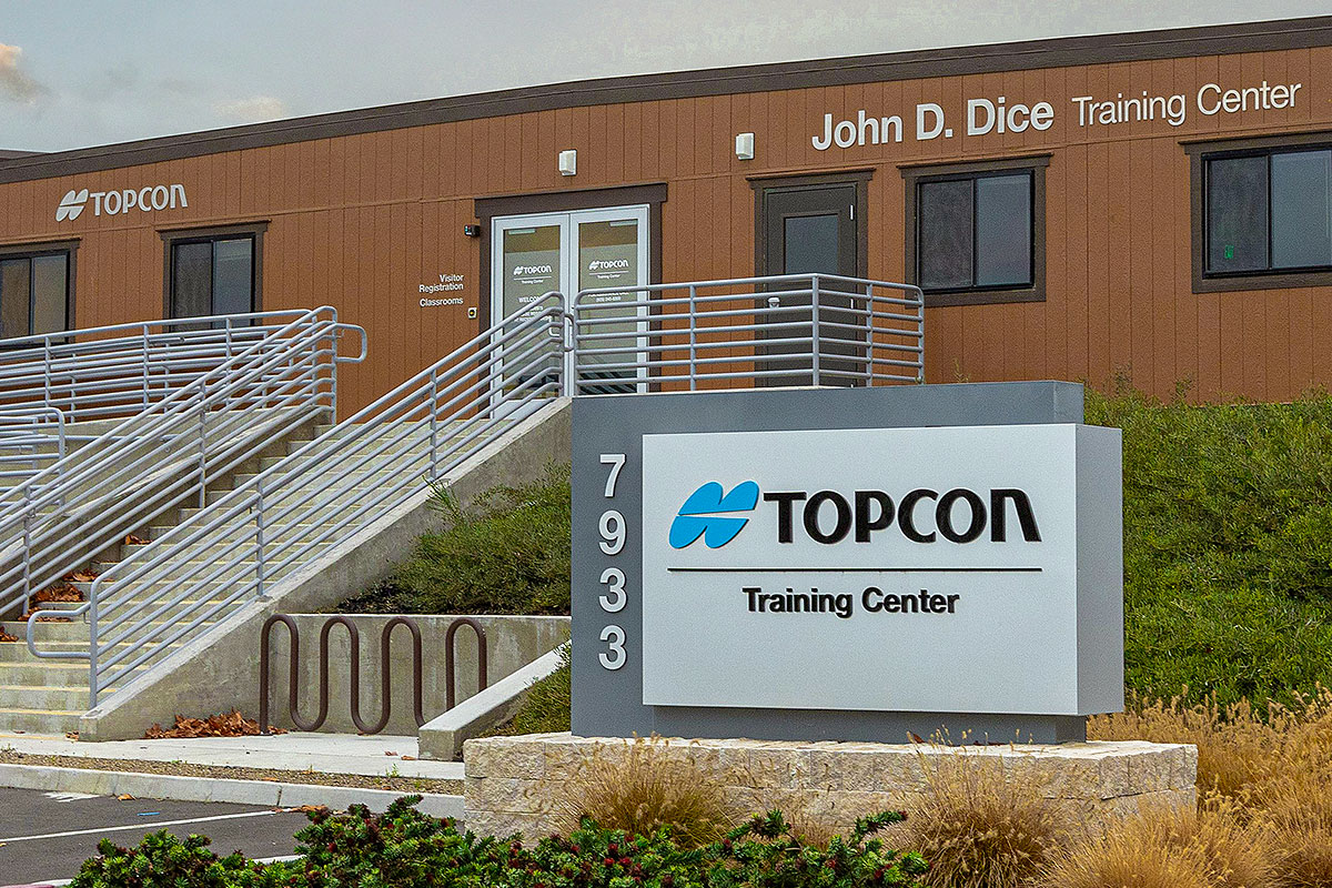 Signage – Topcon Brand HUB