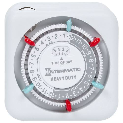 Intermatic Intermatic TN311 Heavy-Duty 24-Hour Indoor Mechanical Plug ...