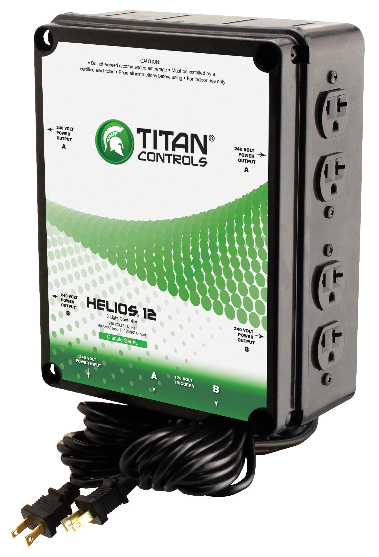 Titan Titan Controls Helios 12 - 8 Light 240V Controller with Dual ...