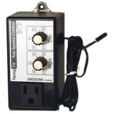 Grozone Grozone TV1 Day/Night Fan Speed Controller | Commercial Lighting